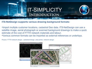 Real Fibre optic FTTH FTTX network design, engineering & planning ...