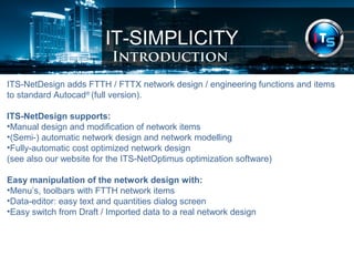 Real Fibre optic FTTH FTTX network design, engineering & planning ...
