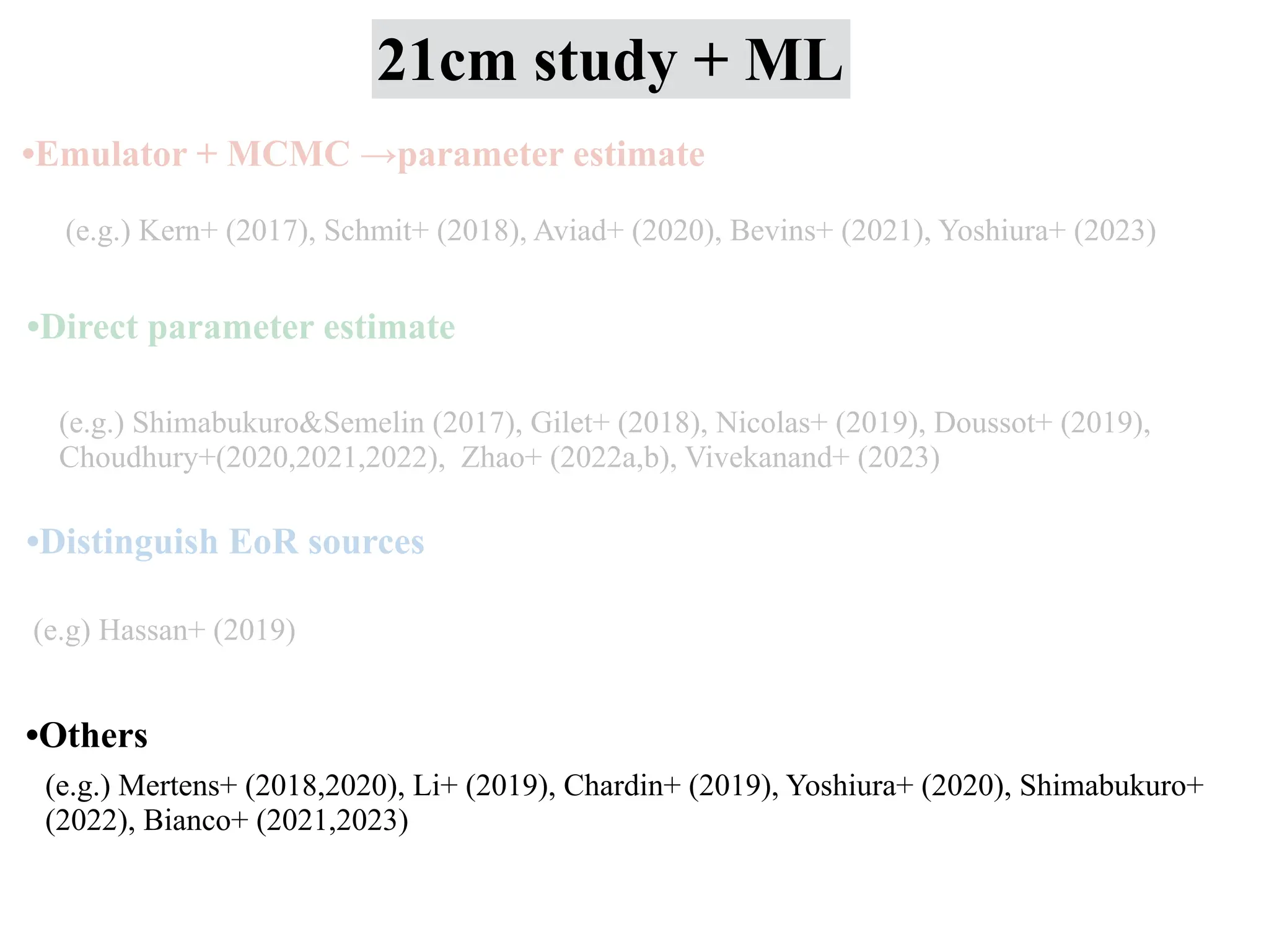 21cm cosmology with machine learning (Review)) | PDF