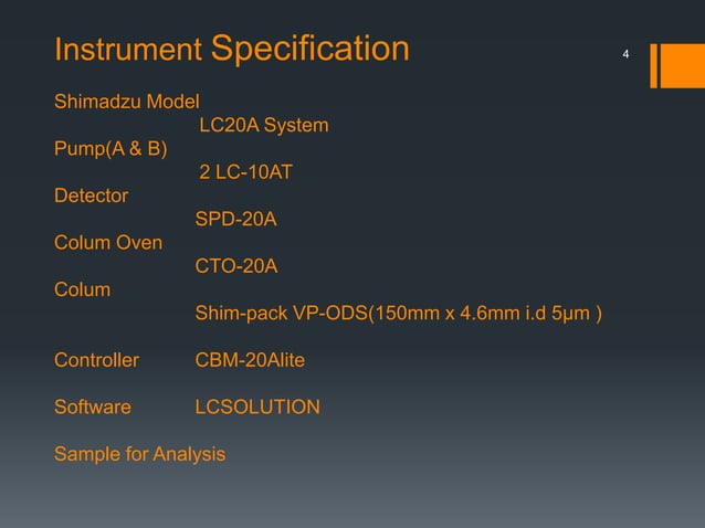 Shimadzu hplc standard_operation_procedure_by_dr._sana_mustafa | PDF