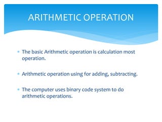 arithmetic logic unit | PPTX