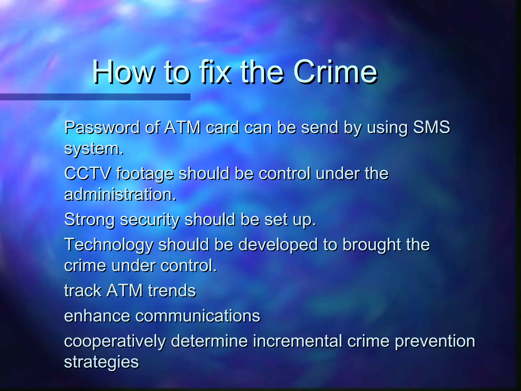 ATM ROBBERY IN BANGLADESH | PPT