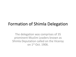 Shimla depution | PPTX