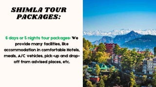 Shimla Tour Best Packages For Tourist | PDF