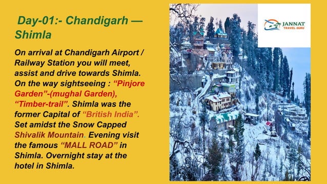 Shimla Tour Packages Book Shimla Tour and Plan your Shimla Trip | PDF