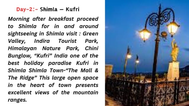 Explore the Best Shimla Tour Package for Unforgettable Trip | PDF