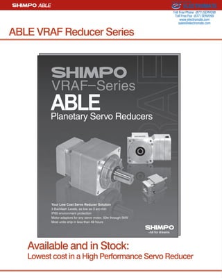 Shimpo able vral_catalog | PDF