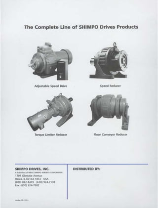 Shimpo circulute series ii_catalog | PDF