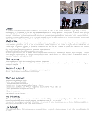 Shimshal pass trek, tour and expedition | PDF