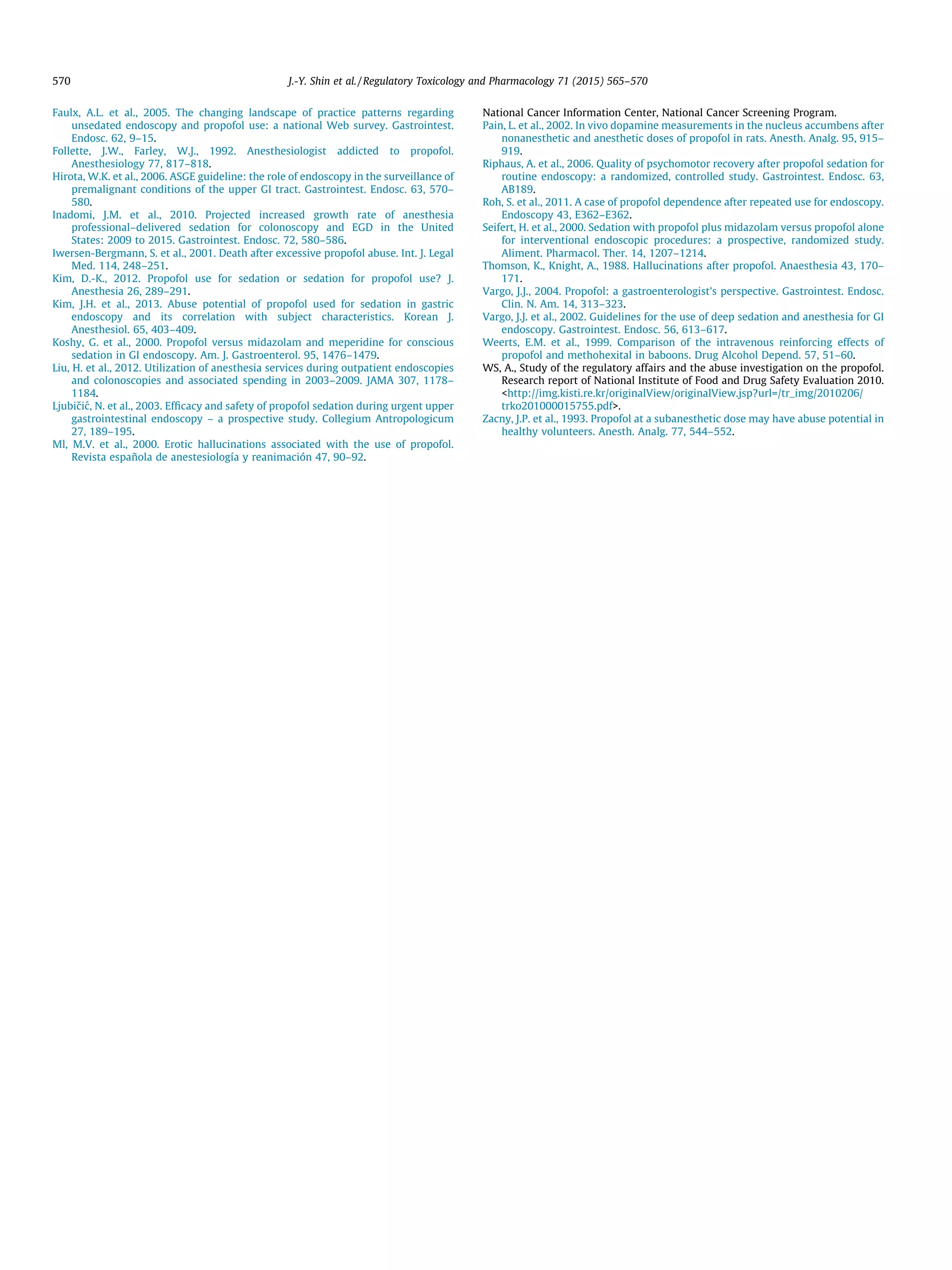 Regulatory Toxicology and Pharmacology | PDF