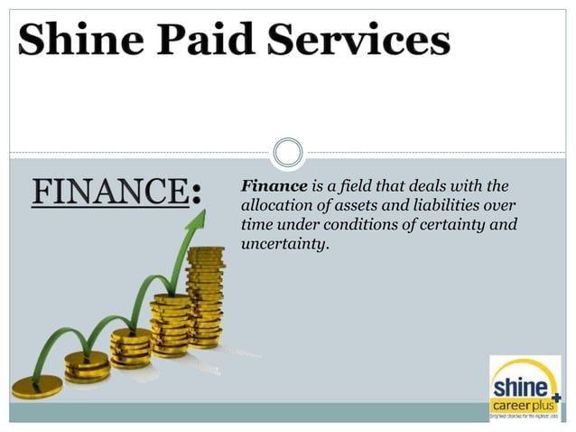 Shine.com paid services | PPT