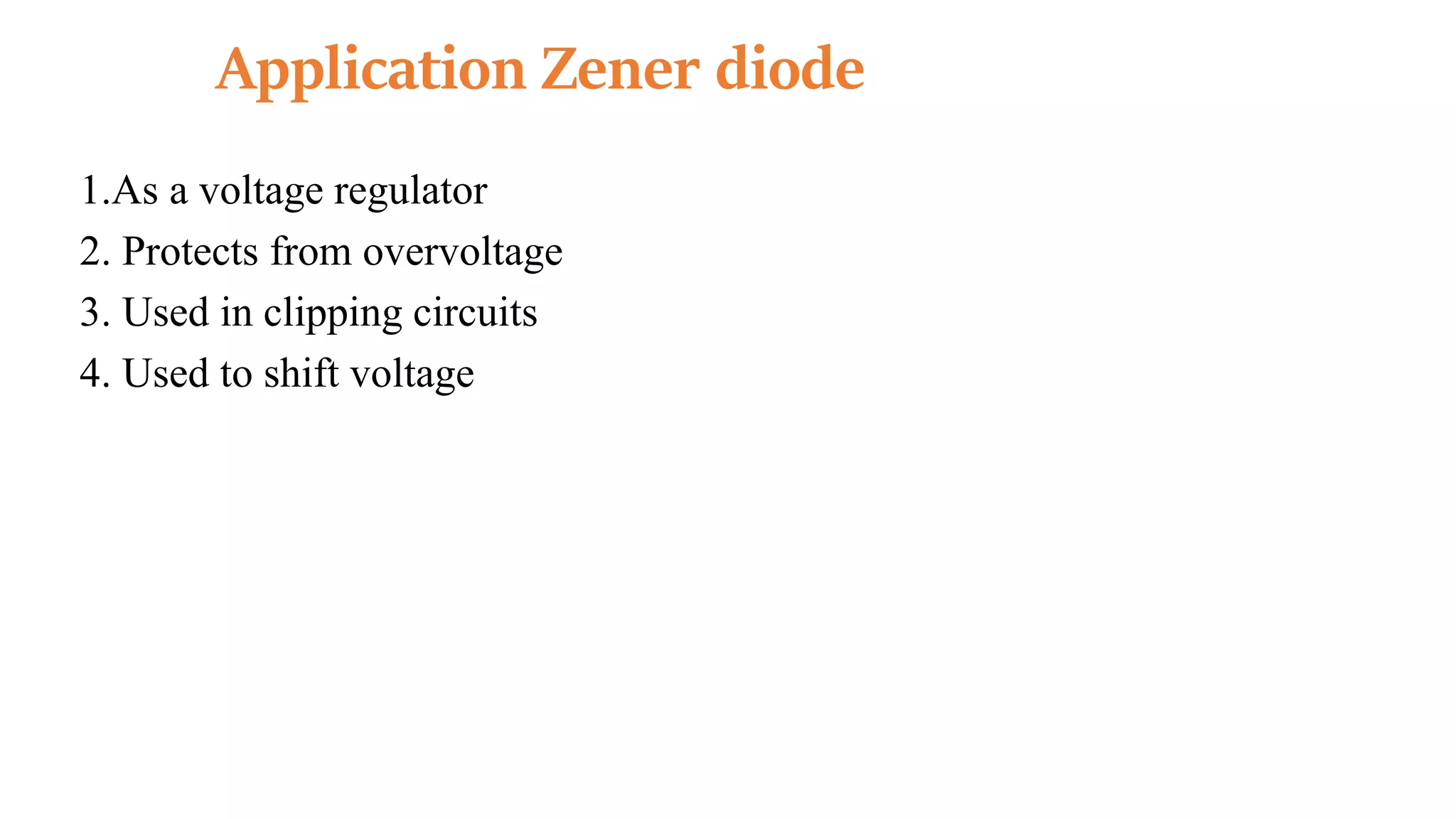 half wave rectifier and voltage double and zener diode | PPTX