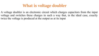 half wave rectifier and voltage double and zener diode | PPTX