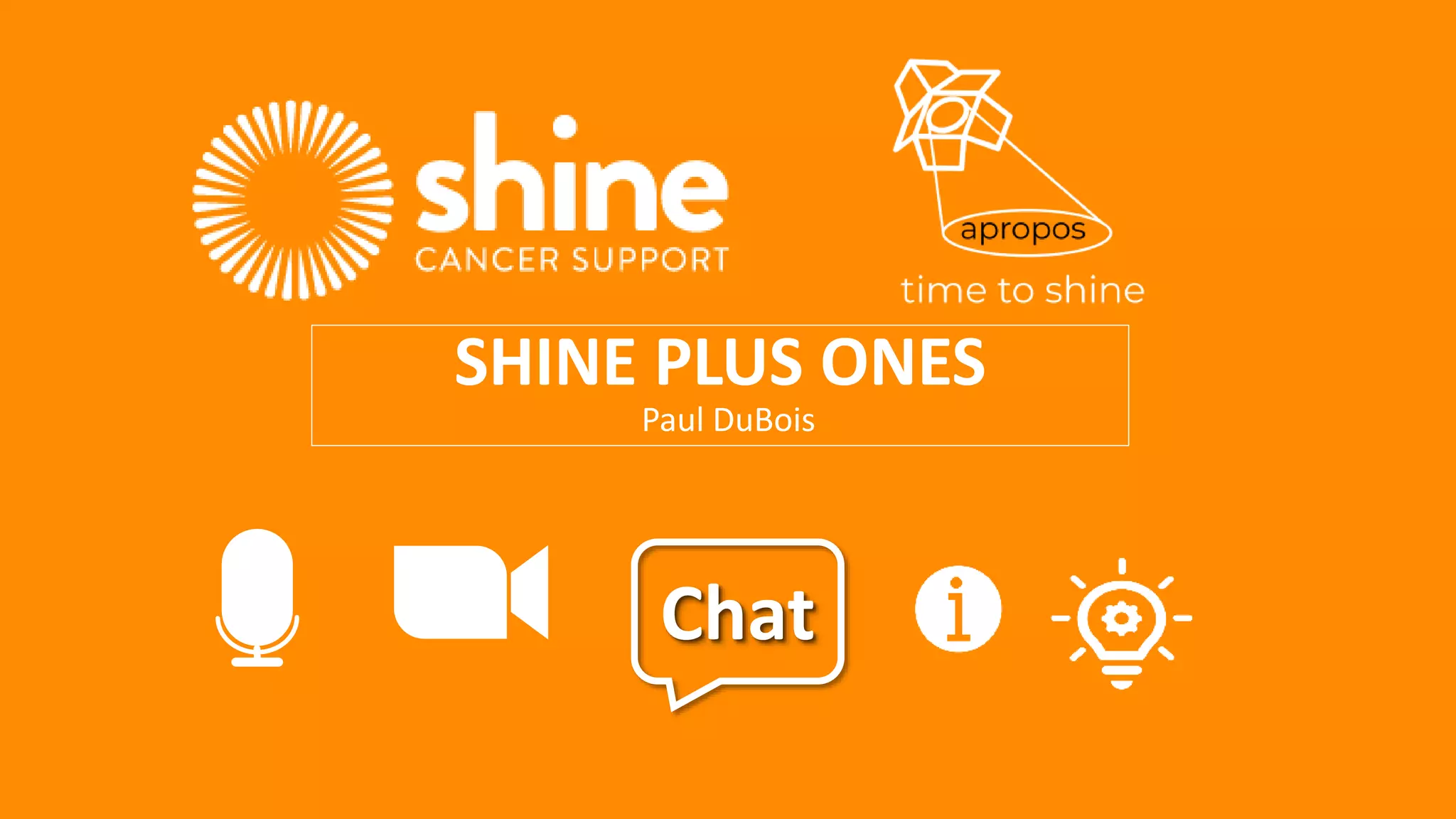 Shine Cancer Plus Ones Connect Conference | PPT