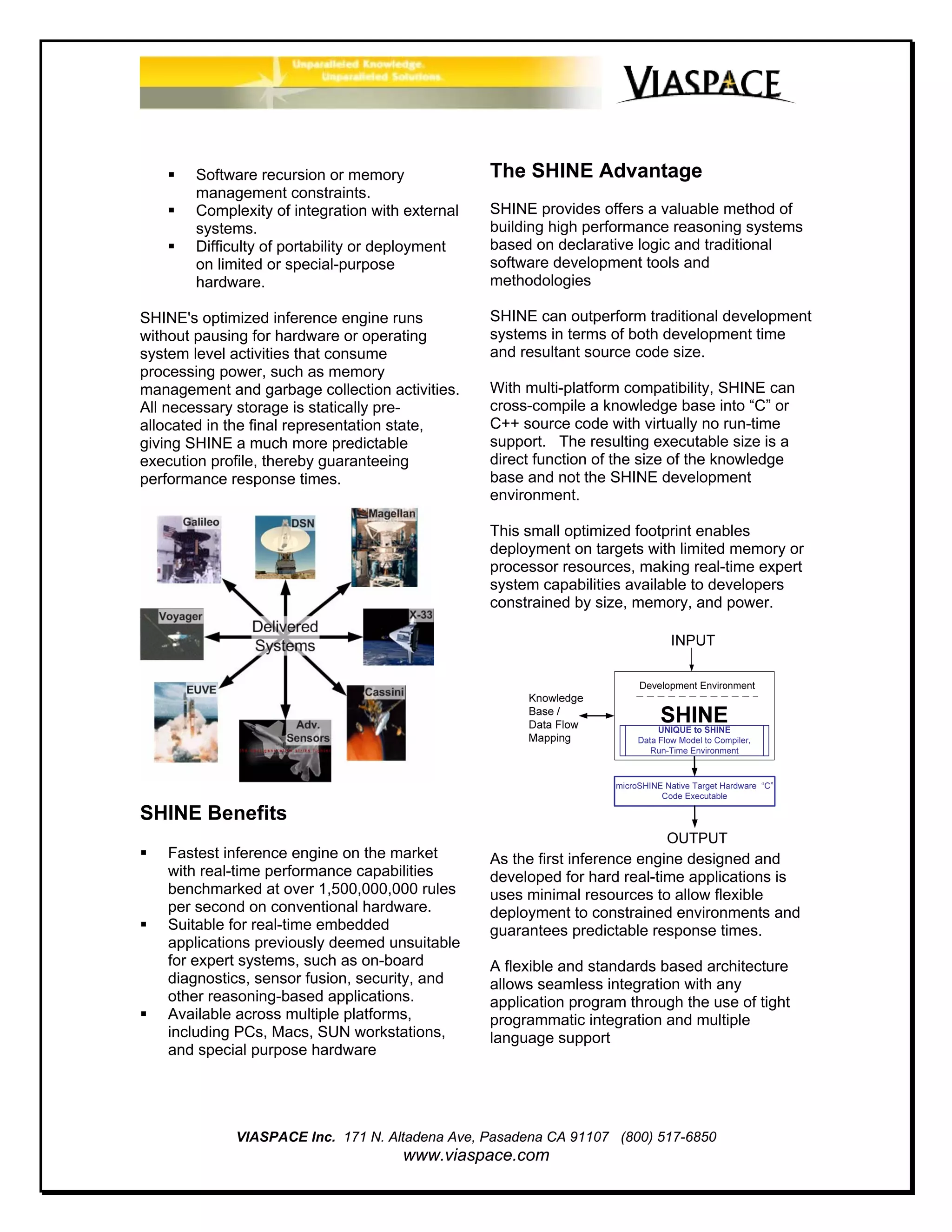 Shine Technology data sheet | PDF