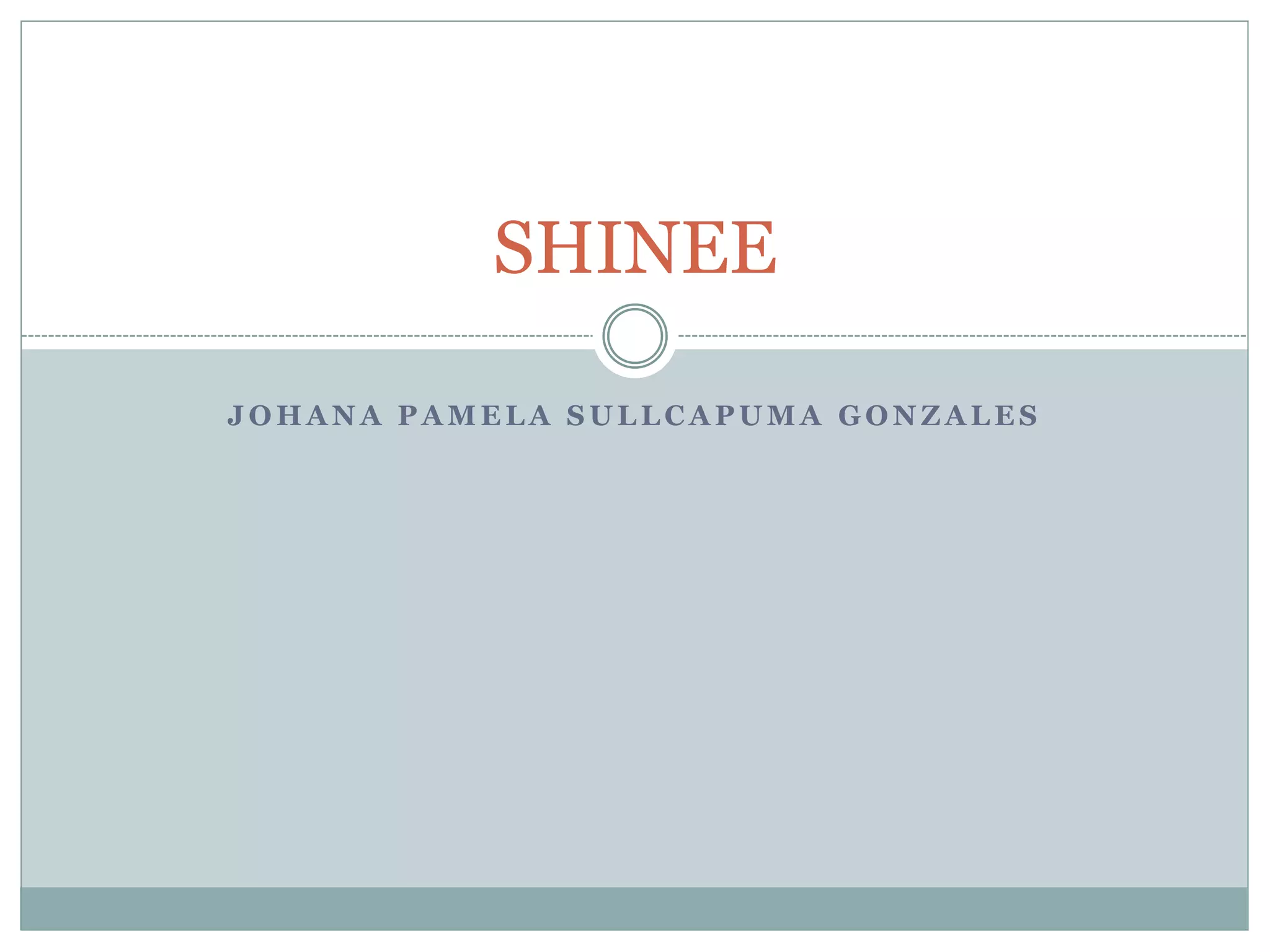 Shinee | PPT