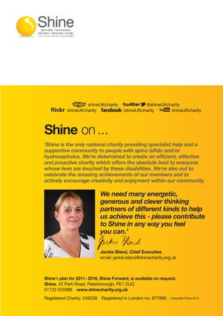 Shine fundraising brochure - Denny | PDF