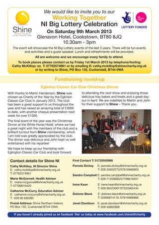 SHINE Northern Ireland Newsletter - Issue 9 | PDF