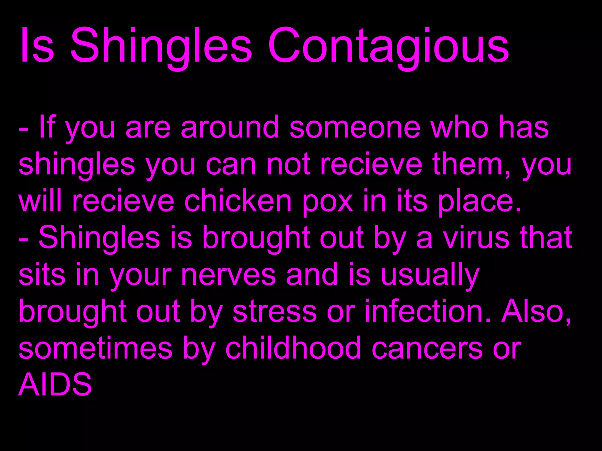 Shingles | PDF