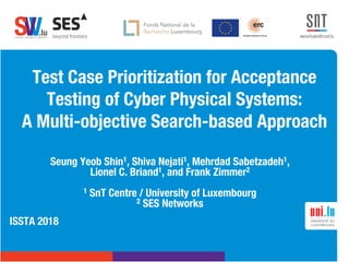 Test Case Prioritization for Acceptance Testing of Cyber Physical ...