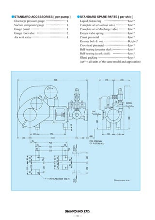 Shinko Marine Standard MotorDriven Reciprocating Pumps | PDF