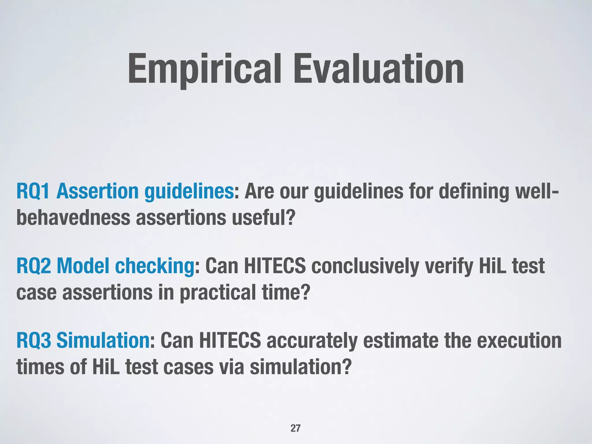 Hitecs A Uml Profile And Analysis Framework For Hardware In The Loop