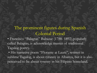 SPANISH AND PRE-COLONIAL TEXT PHILIPPINE LITERATURE | PPTX