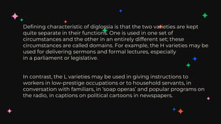 Language Choice in Multilingual Communities | PDF