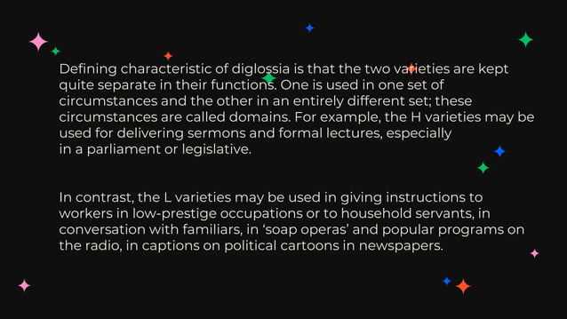 Language Choice in Multilingual Communities | PPT