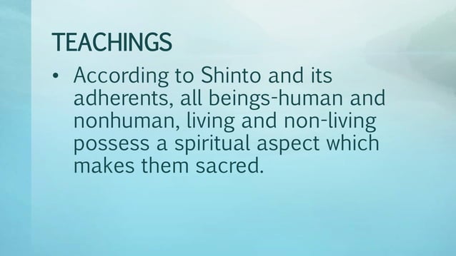 Shintoism | PPTX | Buddhism | Religion & Spirituality