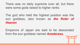 PHILOSOPHY OF RELIGION SHINTOISM RELIGION IN JAPAN | PPTX