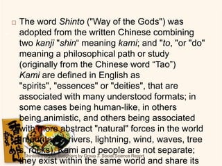 Shintoism | PPTX