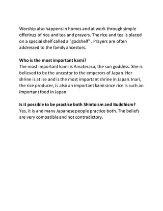 Shintoism | PDF