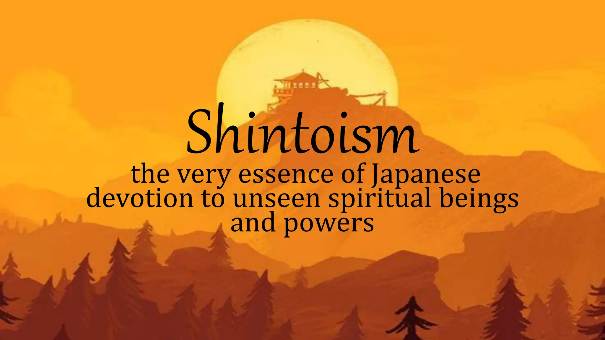 Shintoism power point presentation for Senior Highschool student | PPTX