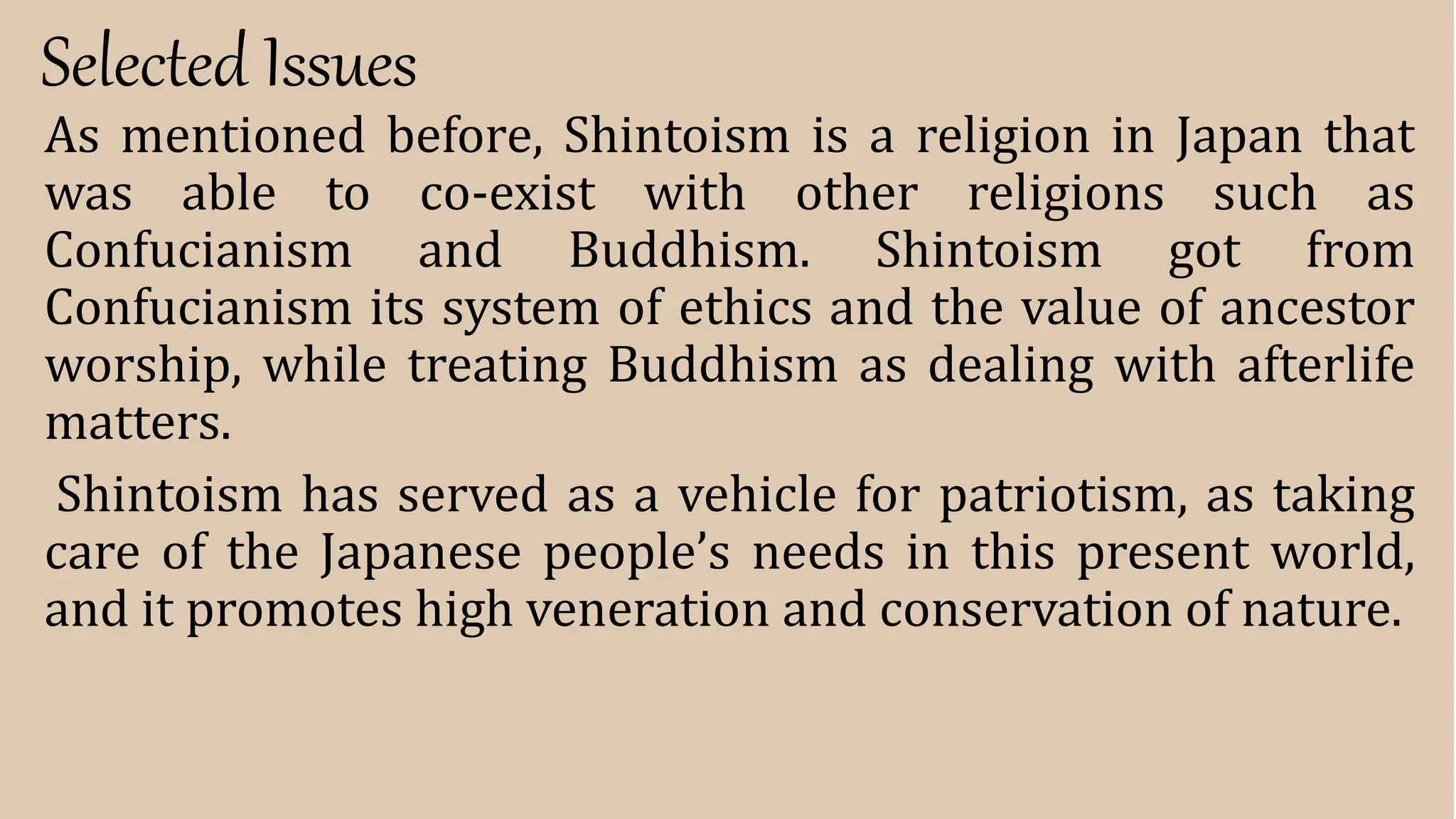 Shintoism power point presentation for Senior Highschool student | PPTX ...