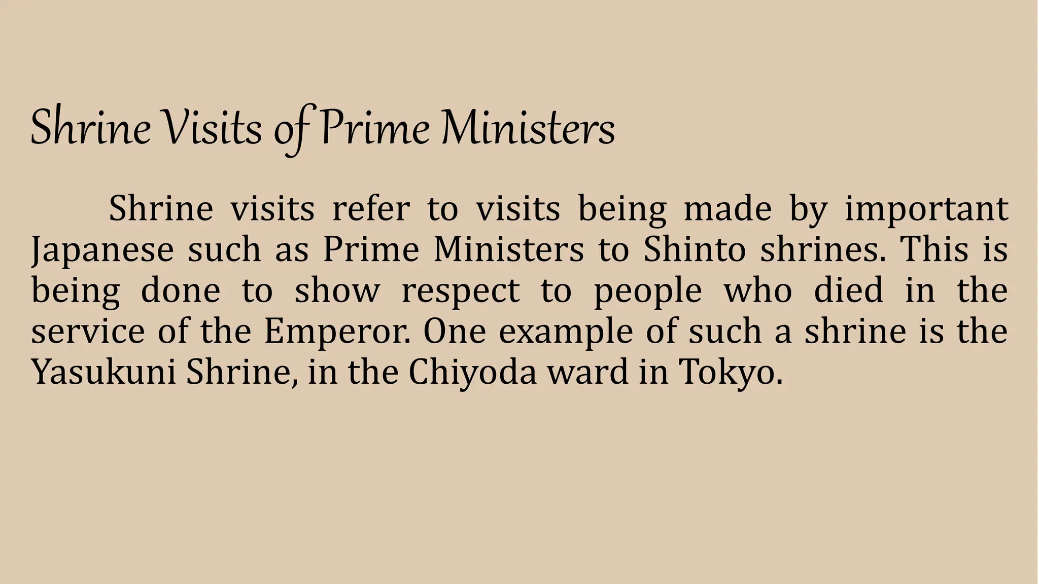 Shintoism power point presentation for Senior Highschool student | PPTX