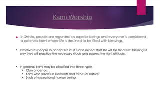 SHINTOISM religious beliefs and practices | PPTX