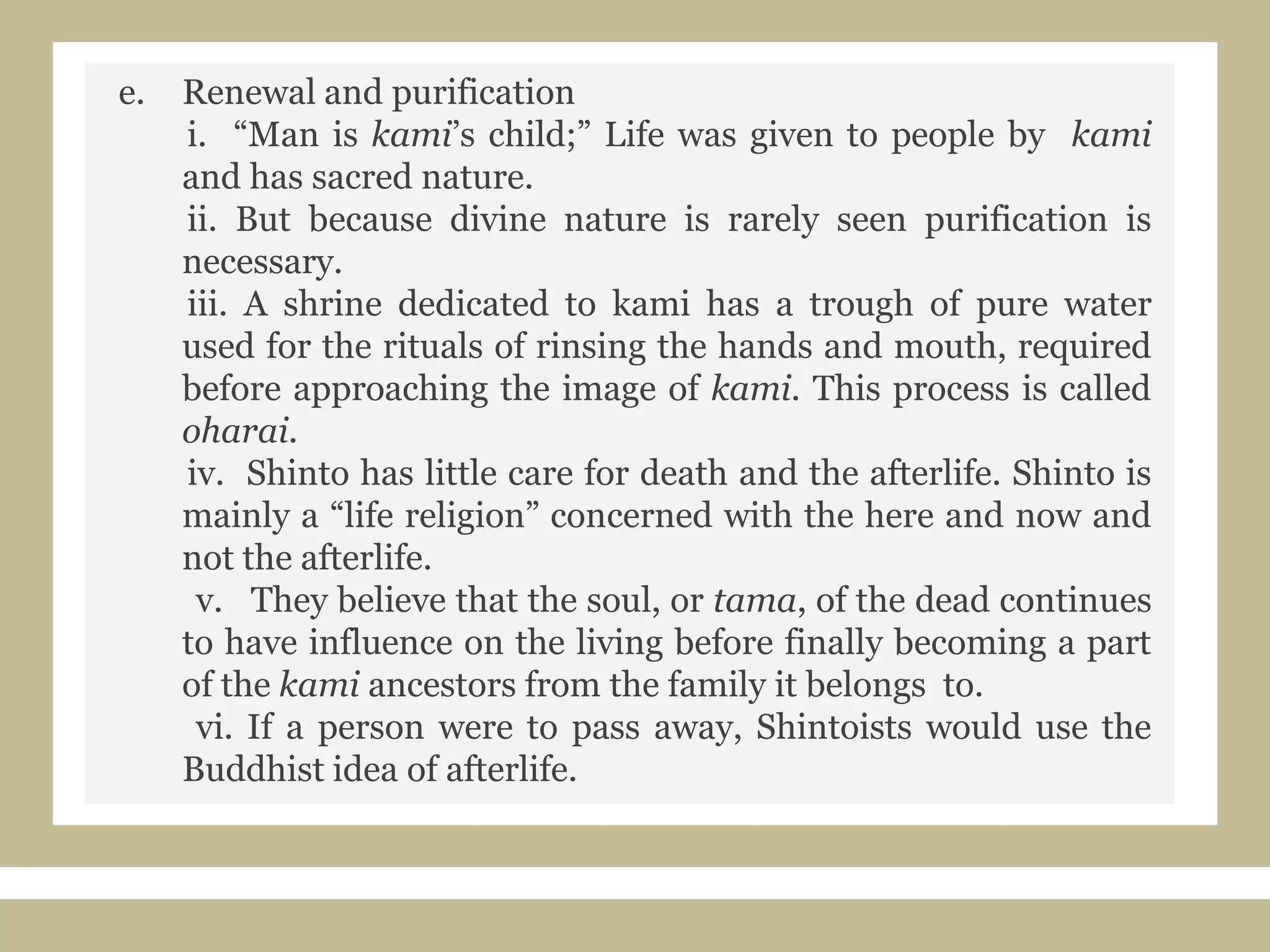 Religions of the World : Shinto | PPTX