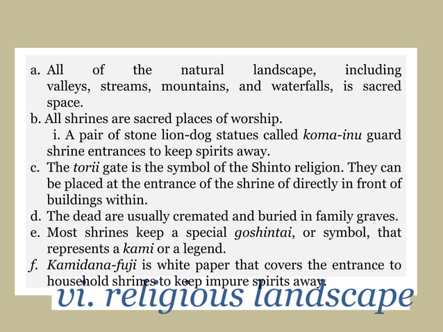 Religions of the World : Shinto | PPTX