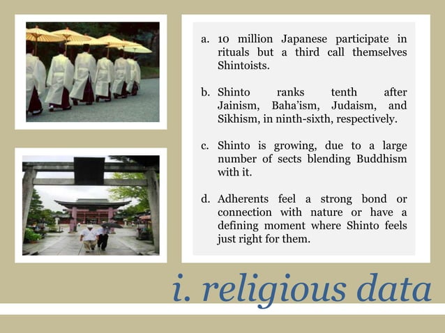 Religions of the World : Shinto | PPTX