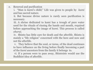 Religions of the World : Shinto | PPTX