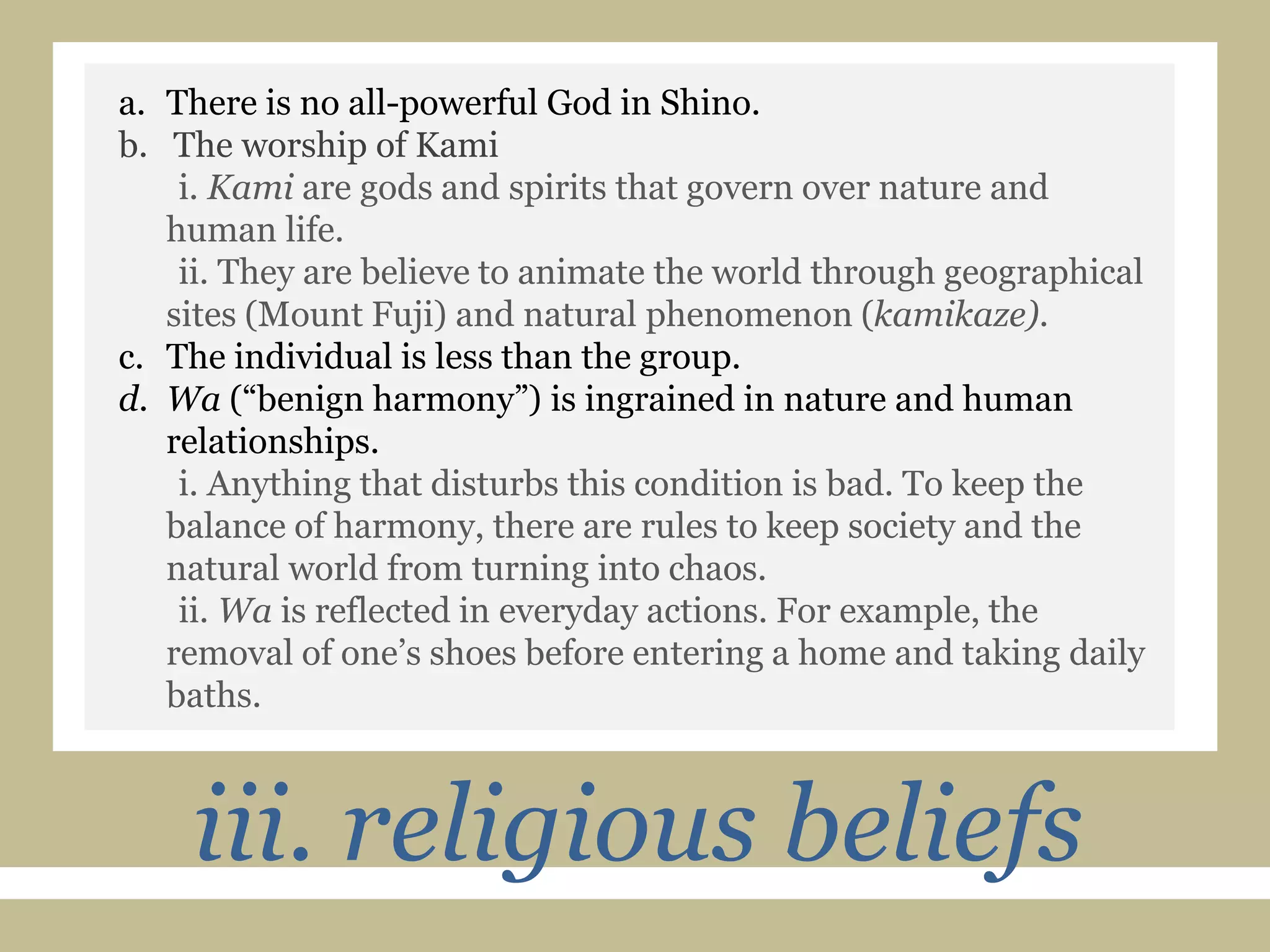 Religions of the World: Shinto | PPTX