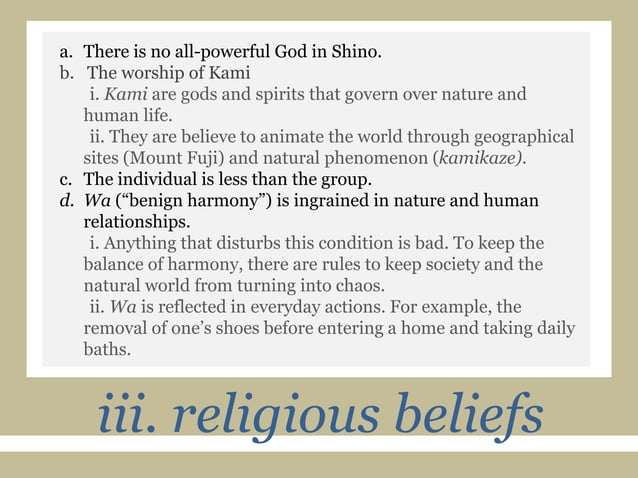 Religions of the World: Shinto | PPTX