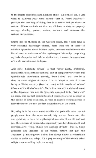 SHINTO FOR NON-JAPANESE | PDF