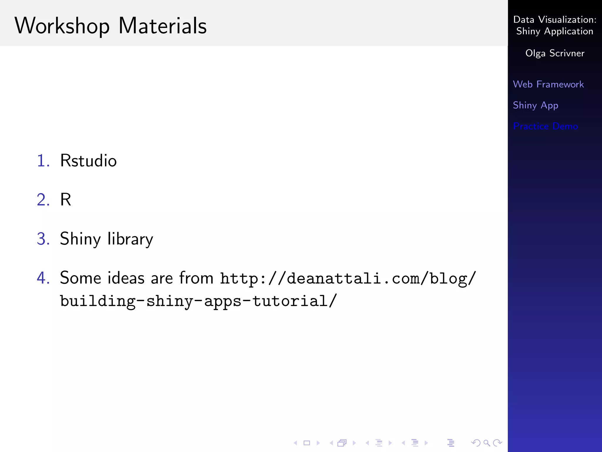 Data Visualization Introduction To Shiny Web Applications Pdf