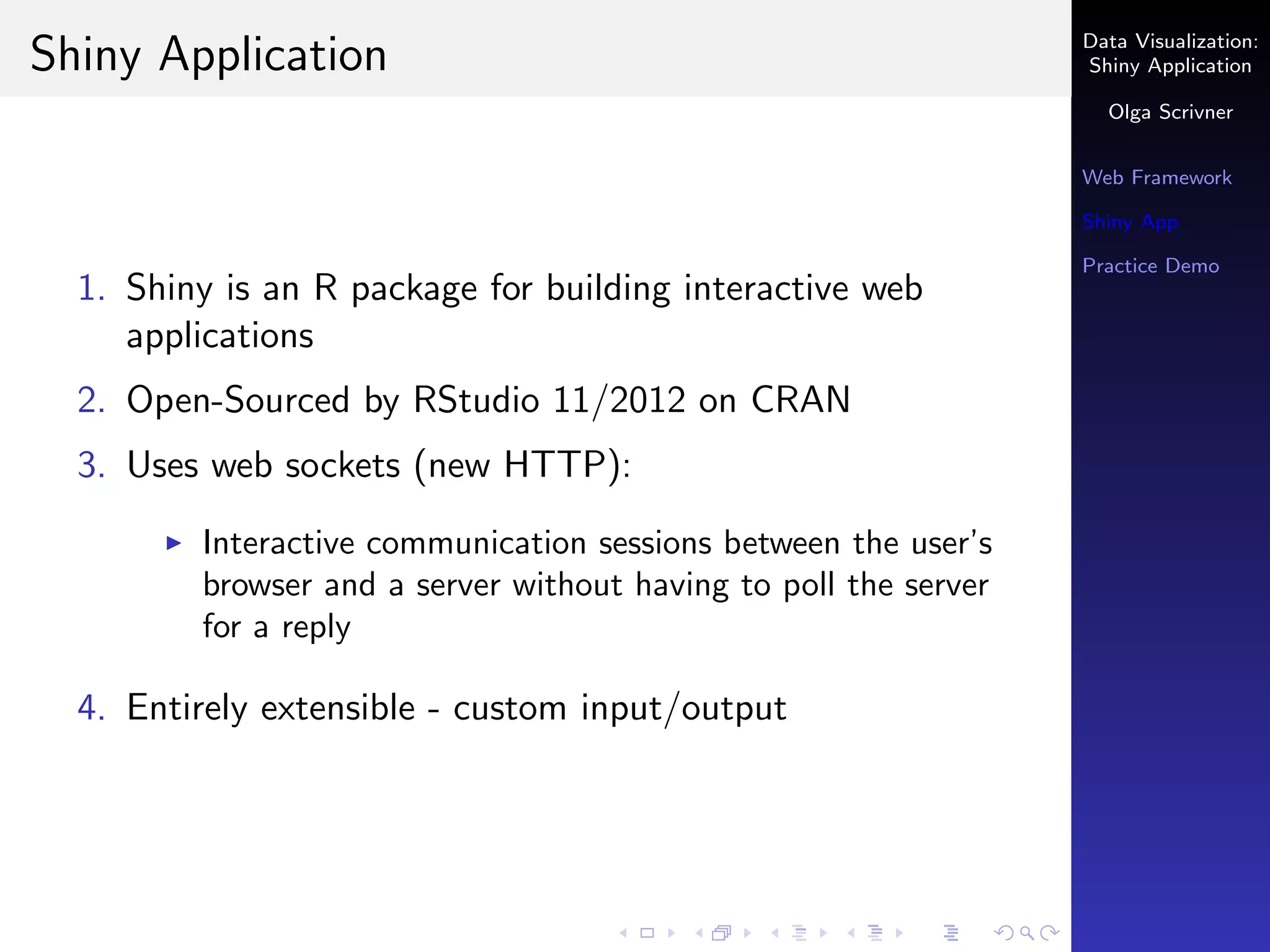 Data Visualization Introduction To Shiny Web Applications Pdf
