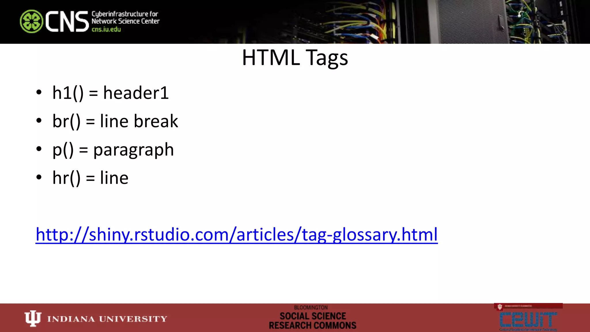 Building Shiny Application Series - Layout and HTML | PPTX