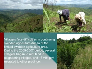 Mapping a full cycle of swidden cultivation in a Khmu village and its ...