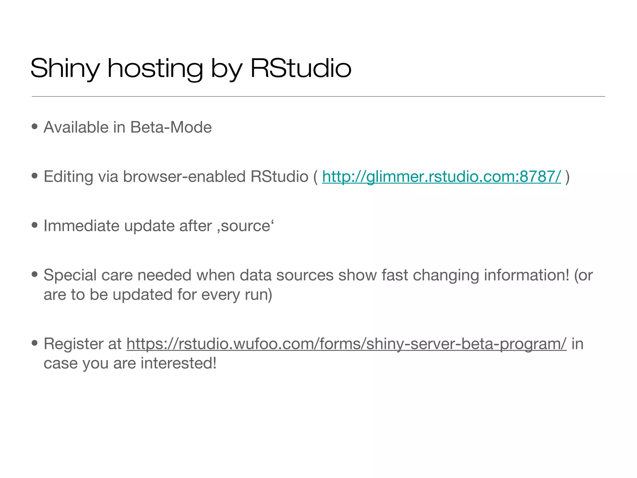 A intro to (hosted) Shiny Apps | PPT | Computing | Technology & Computing
