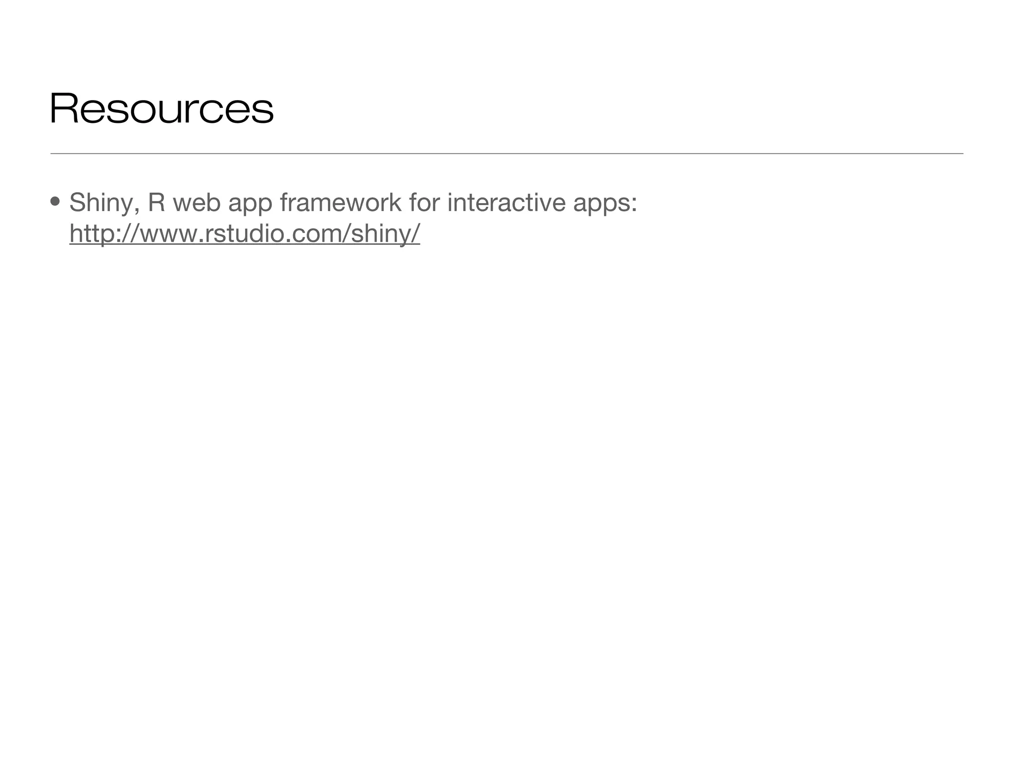 A intro to (hosted) Shiny Apps | PPT | Computing | Technology & Computing